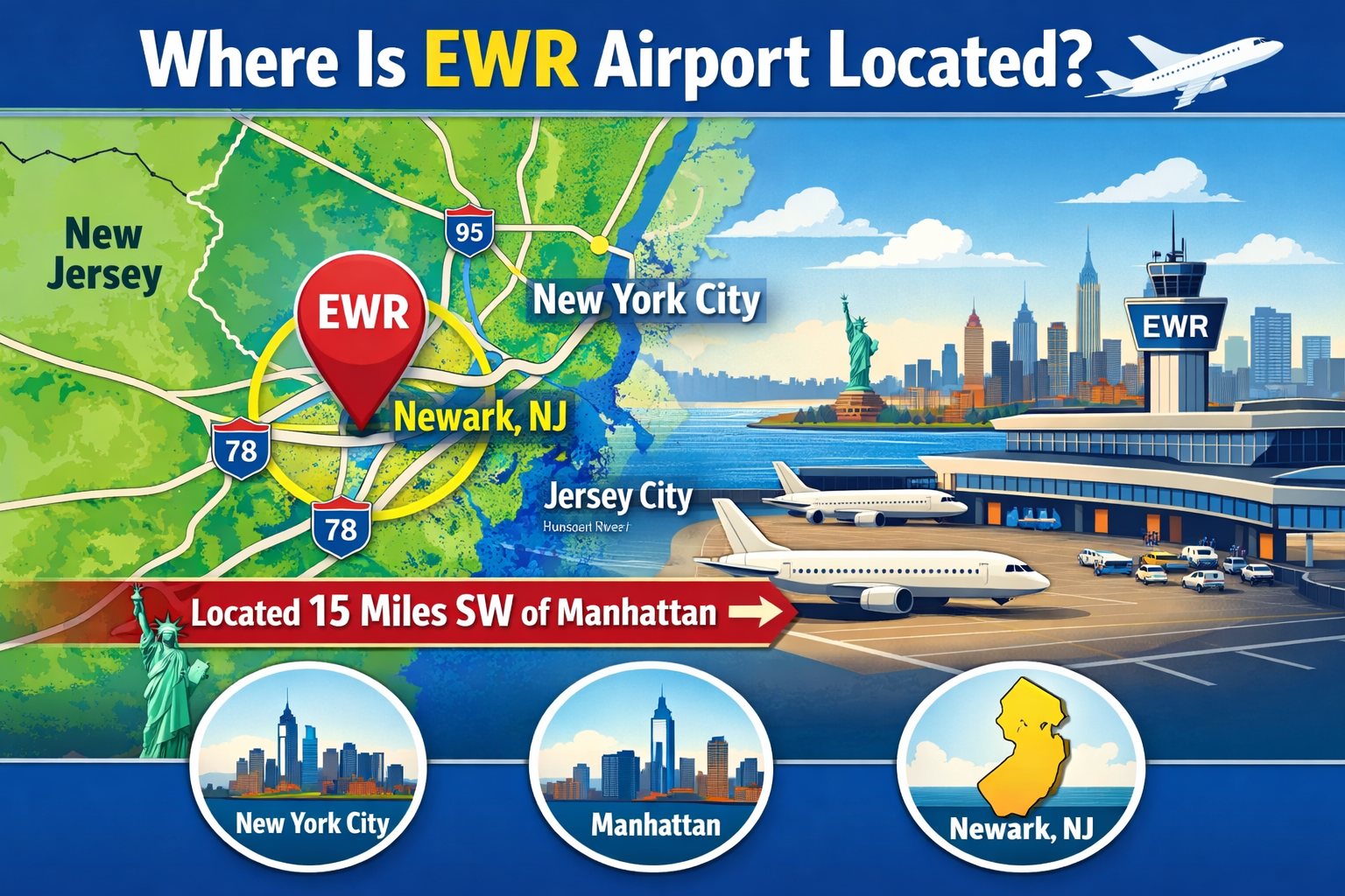 Where Is EWR Airport? Location Guide for Connecticut Travelers | CT ...